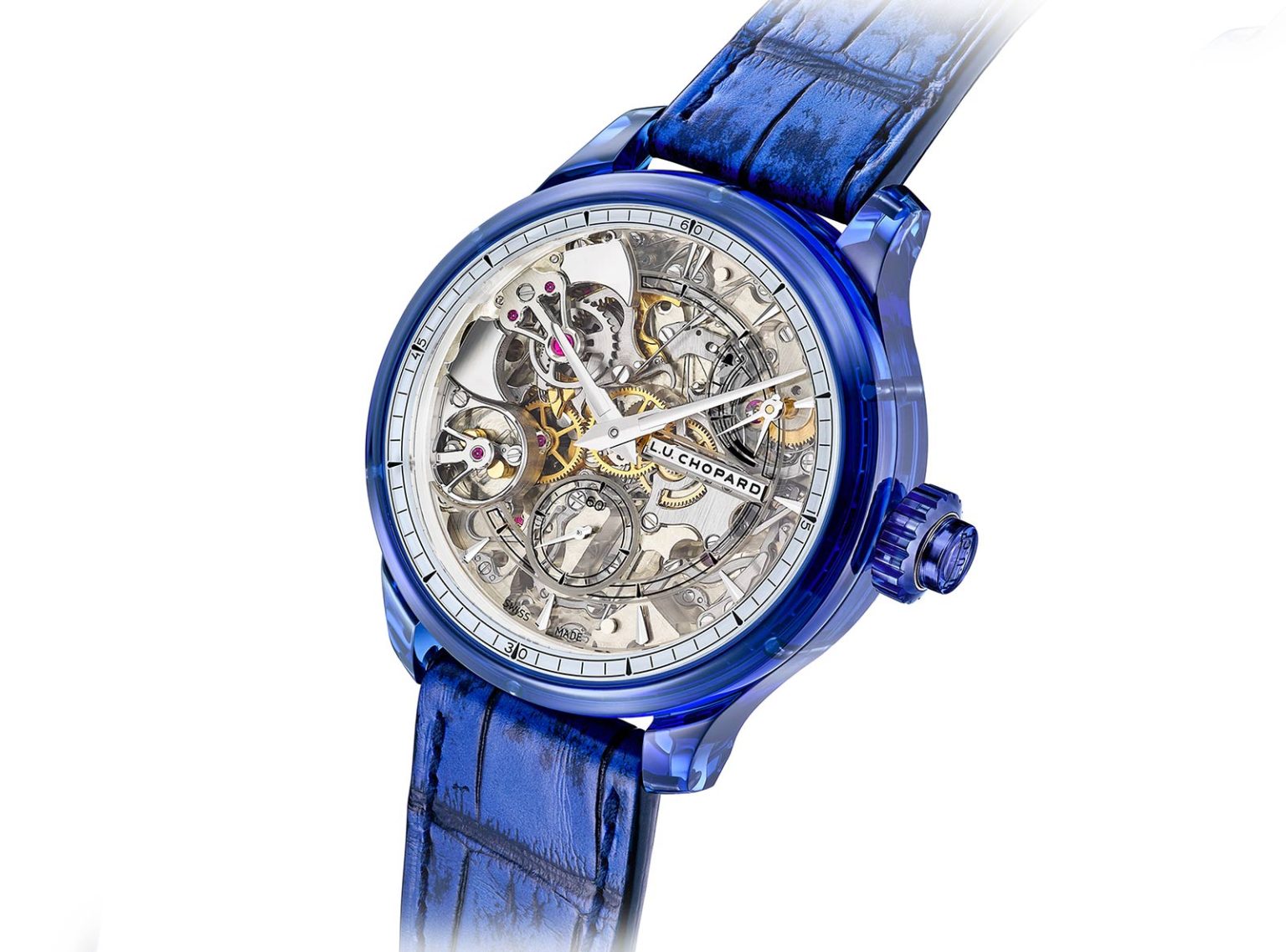 Chopard Hé Lộ L.U.C Full Strike Blue Sapphire
