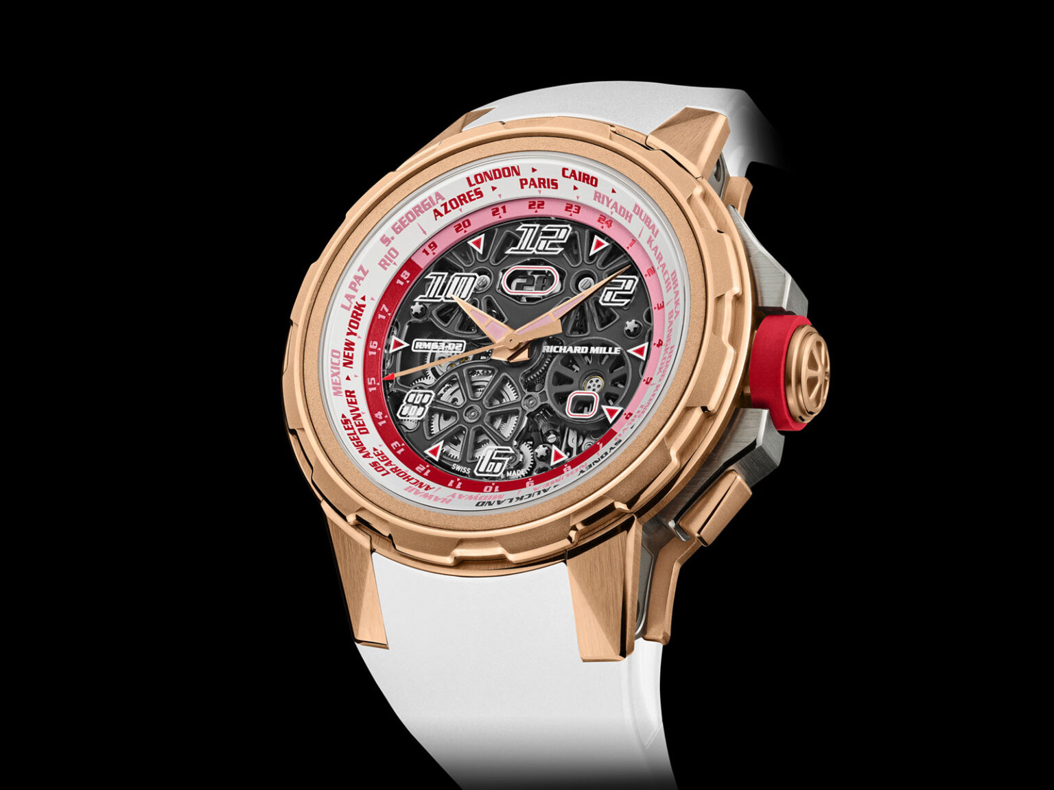 Richard Mille Giới Thiệu đồng Hồ RM 63-02 Automatic Worldtimer Bằng ...