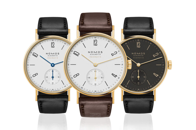 Nomos Glashütte Ra Mắt Ba Mẫu Tangente Neomatik Bằng Vàng 18k